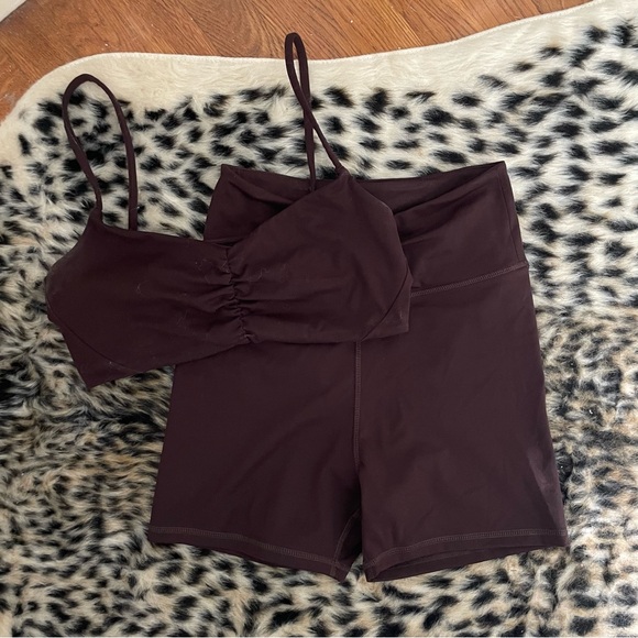 REVOLVE | Shorts | Revolve X Camila Coehlo Chocolate Brown 3 Piece ...